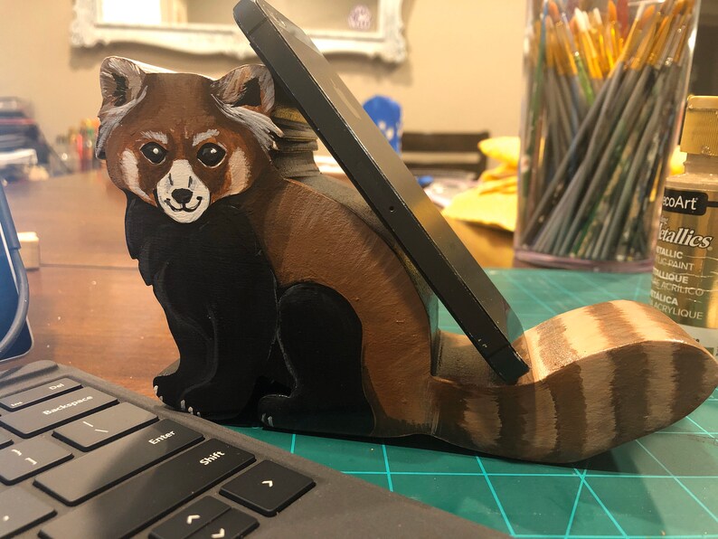 Red Panda Cellphone Holder Cellphone Stand Ipad Holder | Etsy