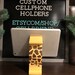 Giraffe Cell Phone Stand, Wood Phone Stand, Phone Holder, iPad Holder ...