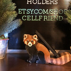 Red Panda Cellphone Holder Cellphone Stand Ipad Holder - Etsy