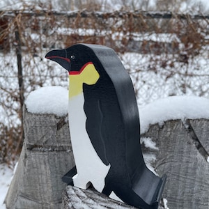 Penguin Cellphone Holder, Wood Phone Holder, Cell Phone Stand, Desk ...