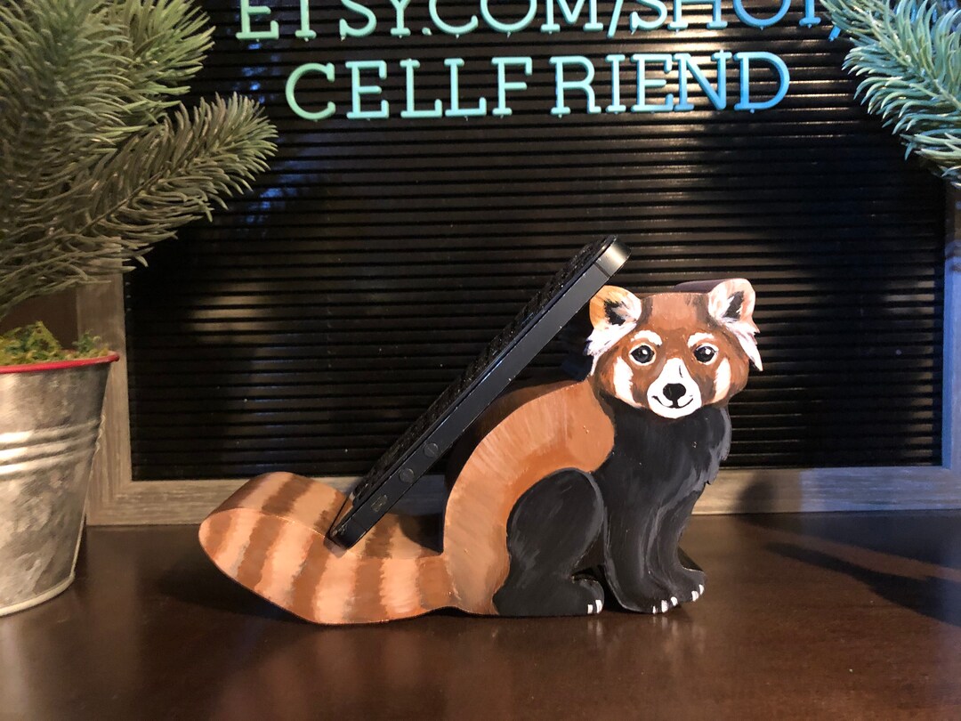 Red Panda Cellphone Holder Cellphone Stand Ipad Holder - Etsy