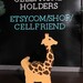 Giraffe Phone Stand, iPhone Stand, Android Phone Holder, Homemade Phone ...