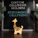 Giraffe Cell Phone Stand, Wood Phone Stand, Phone Holder, iPad Holder ...