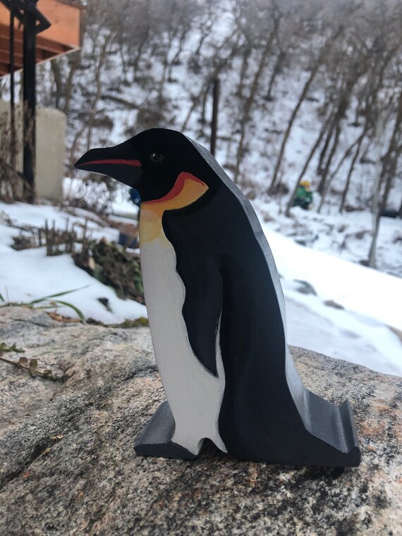 Penguin CellPhone Holder Wood Phone Holder Cell Phone Stand | Etsy