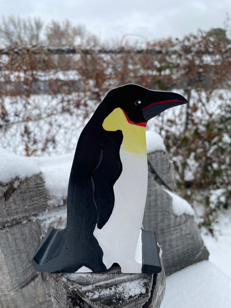 Penguin Cellphone Holder Wood Phone Holder Cell Phone Stand - Etsy