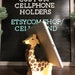 Giraffe Cell Phone Stand, Wood Phone Stand, Phone Holder, iPad Holder ...