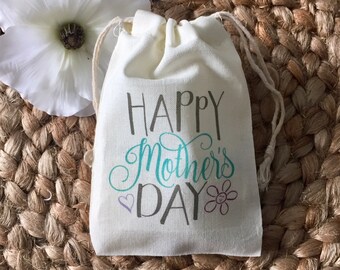Set of 10 Happy Mother's Day Favor Bags / Dinner or Brunch - Etsy