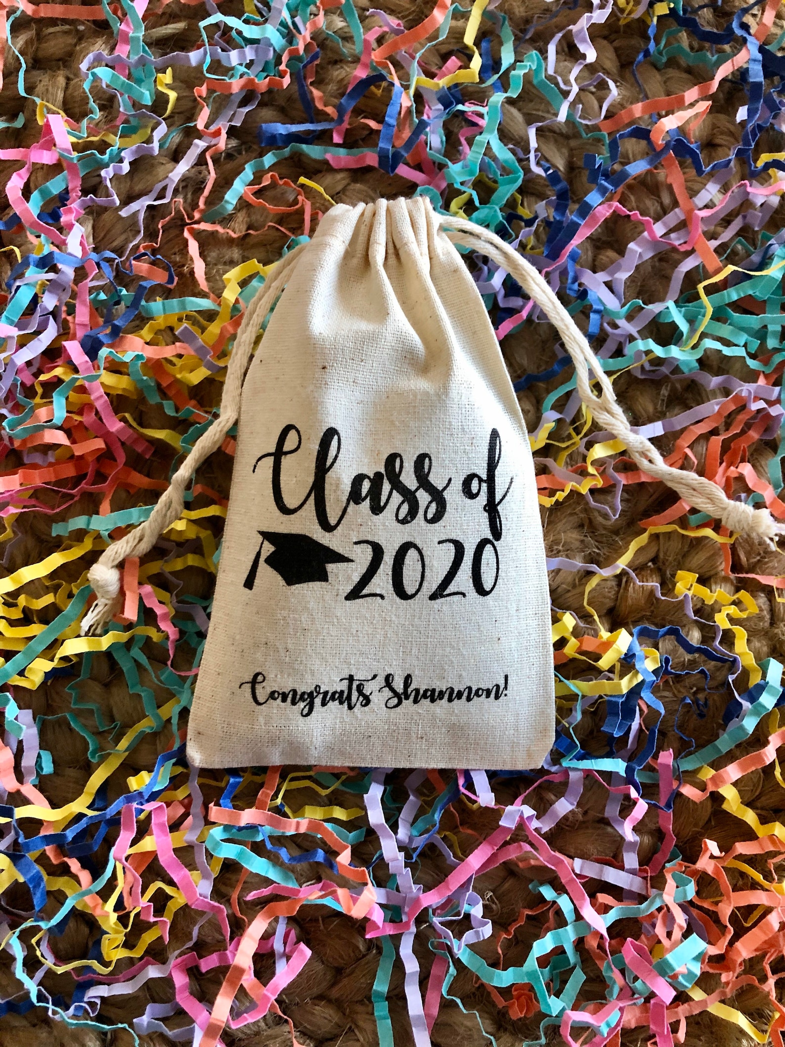 Set of 10 Personalized Graduation Party Favor Bags Class of - Etsy