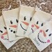 Set of 10 Kid's Christmas Party Favor Bags / Snowman - Etsy