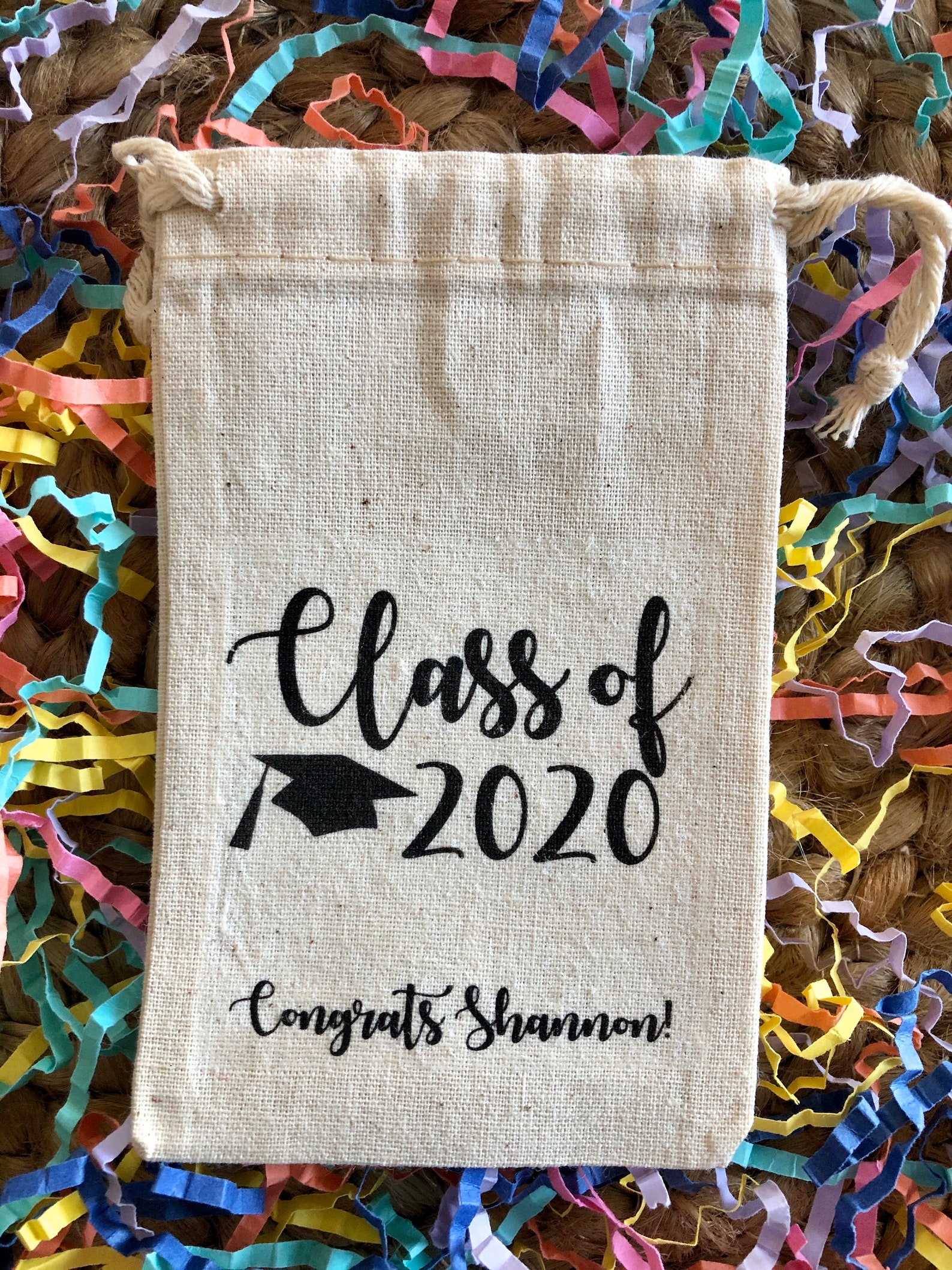 Set of 10 Personalized Graduation Party Favor Bags Class of - Etsy