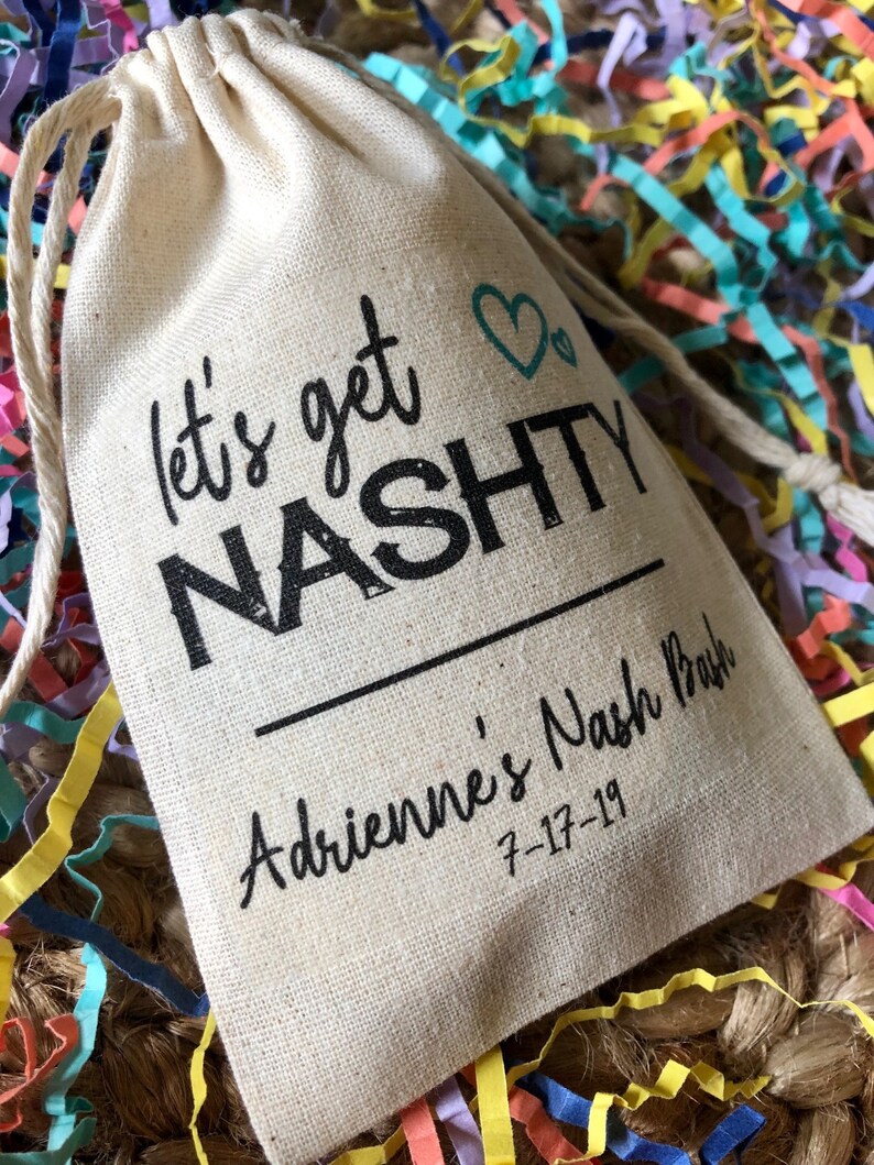 Set of 10 Nash Bash Bachelorette Survival Kit Bags party - Etsy