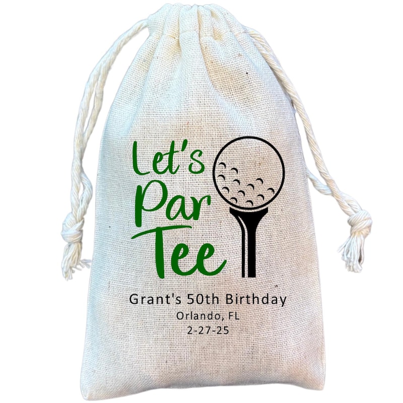 Golf Favour Bag - Etsy