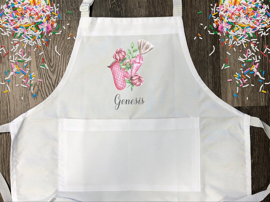 Personalized Kid's Cooking or Baking Party Apron Kid's Cooking Class ...