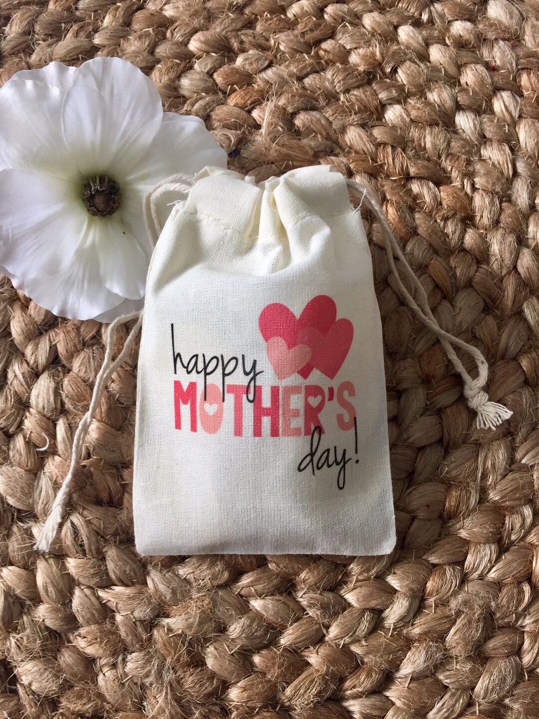 Set of 10 Happy Mother's Day Favor Bags / Dinner or Brunch Table Decor ...