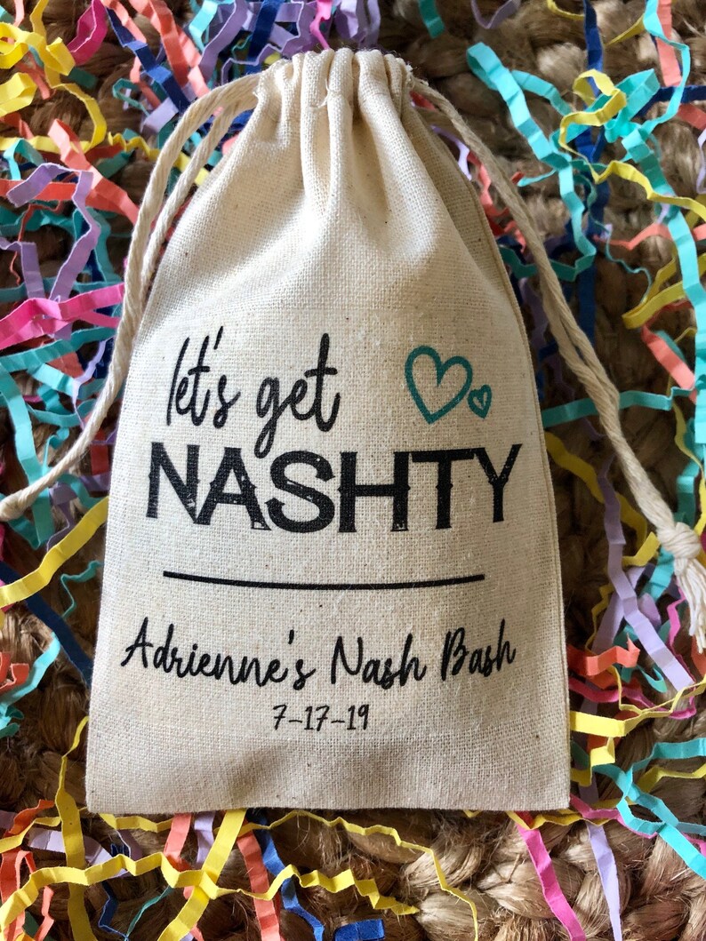 Set of 10 Nash Bash Bachelorette Survival Kit Bags party - Etsy