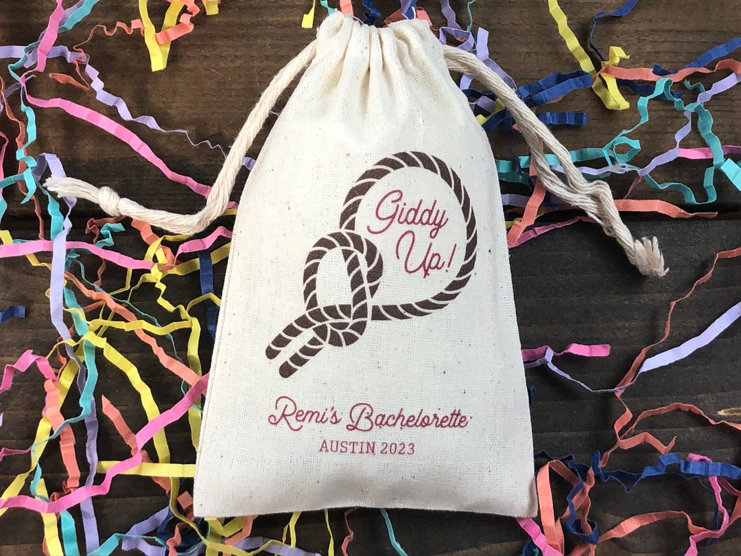 Set of 10 Nashville Western Theme Survival Kit Bags party Hangover Kit ...