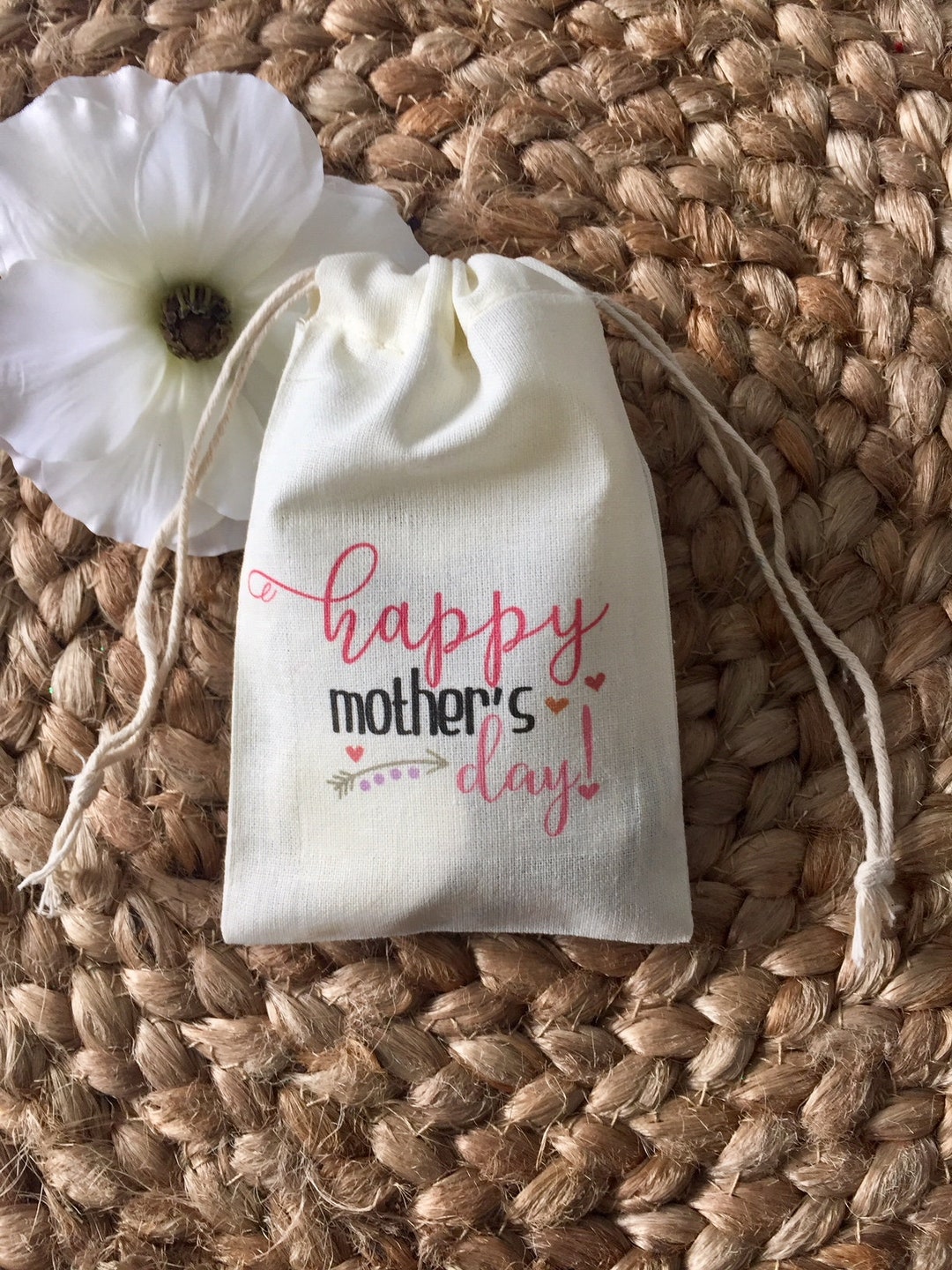 Set of 10 Happy Mother's Day Favor Bags / Dinner or Brunch Table Decor ...