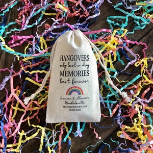 Set of 10 Rainbow Theme Hangover Kit / Recovery Kit / Hangovers Only ...