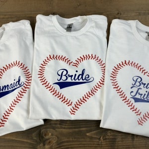 Matching Baseball Theme Bridal Party, Bachelorette Party, Wedding Party ...