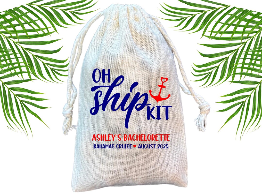 Oh Ship Kit Cruise Themed Survival Kit Hangover Recovery Gift and Favor ...
