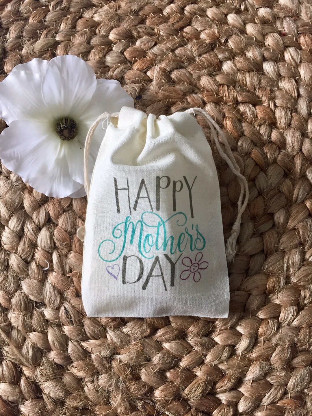 Set of 10 Happy Mother's Day Favor Bags / Dinner or Brunch Table Decor ...