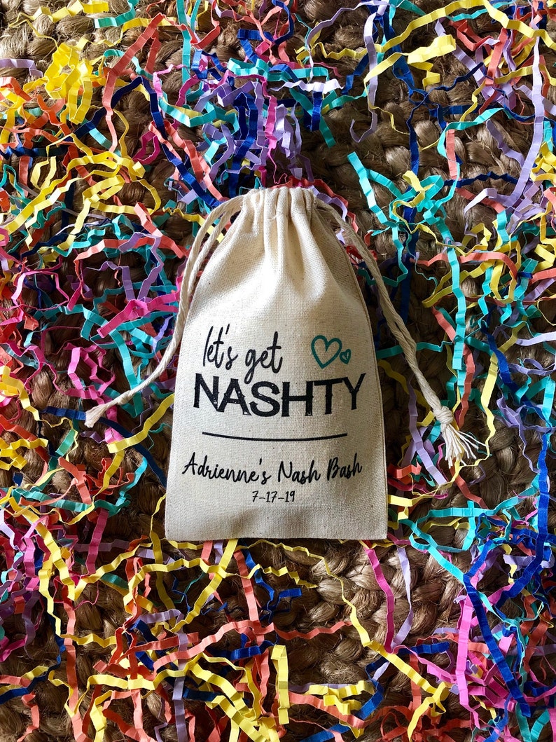 Set of 10 Nash Bash Bachelorette Survival Kit Bags party - Etsy