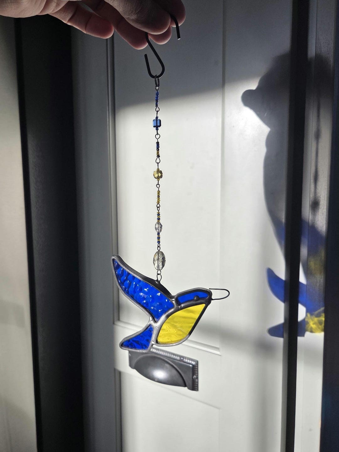 Blue and Yellow Bird Suncatcher, U of M, University of Michigan, Themed ...