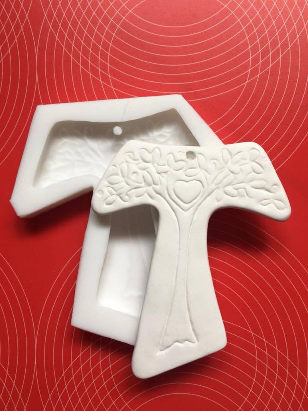 Tau francescano decoro foglioline cm.12 - Etsy Italia