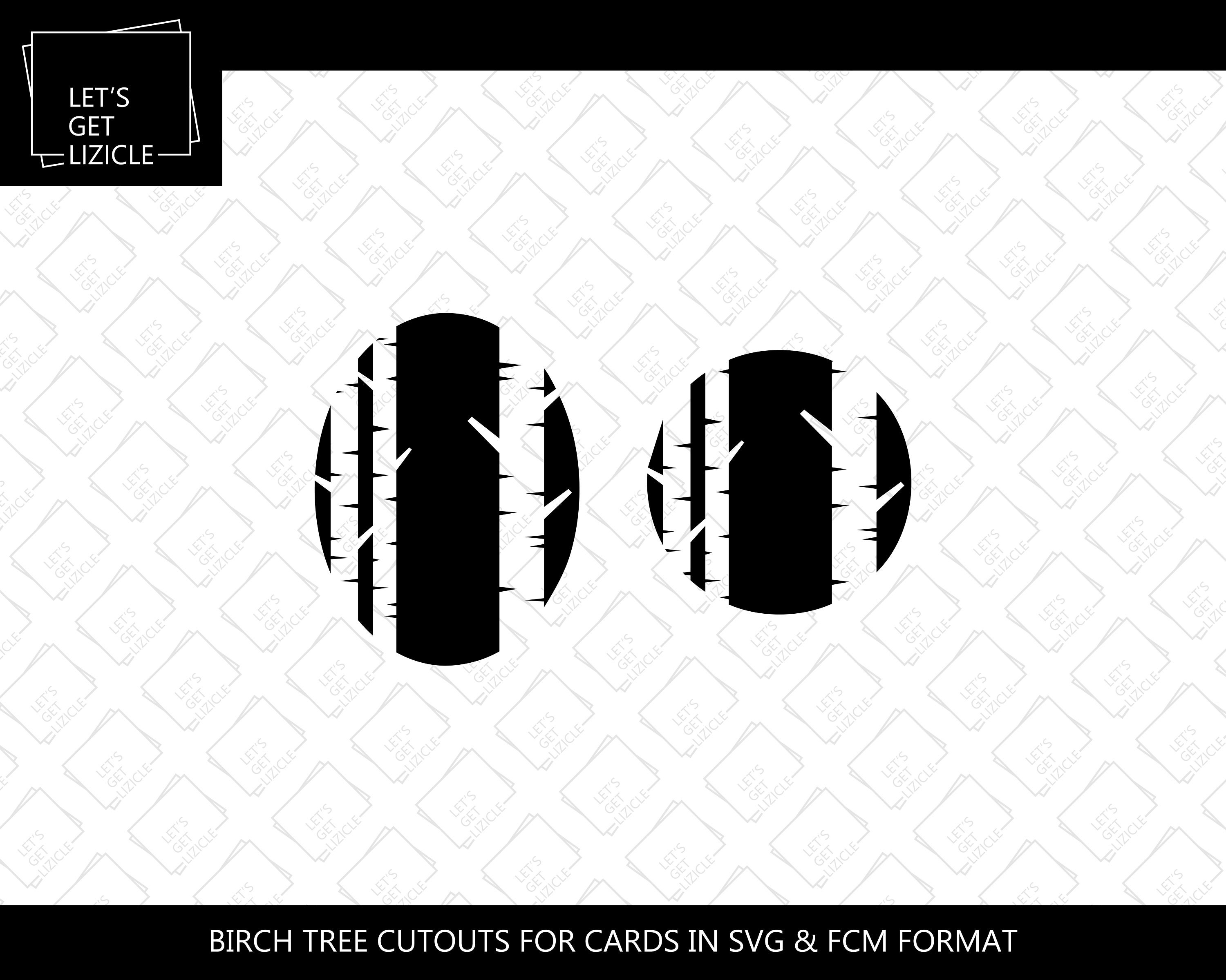 SVG/FCM Cut Files Birch Tree Cut-outs - Etsy