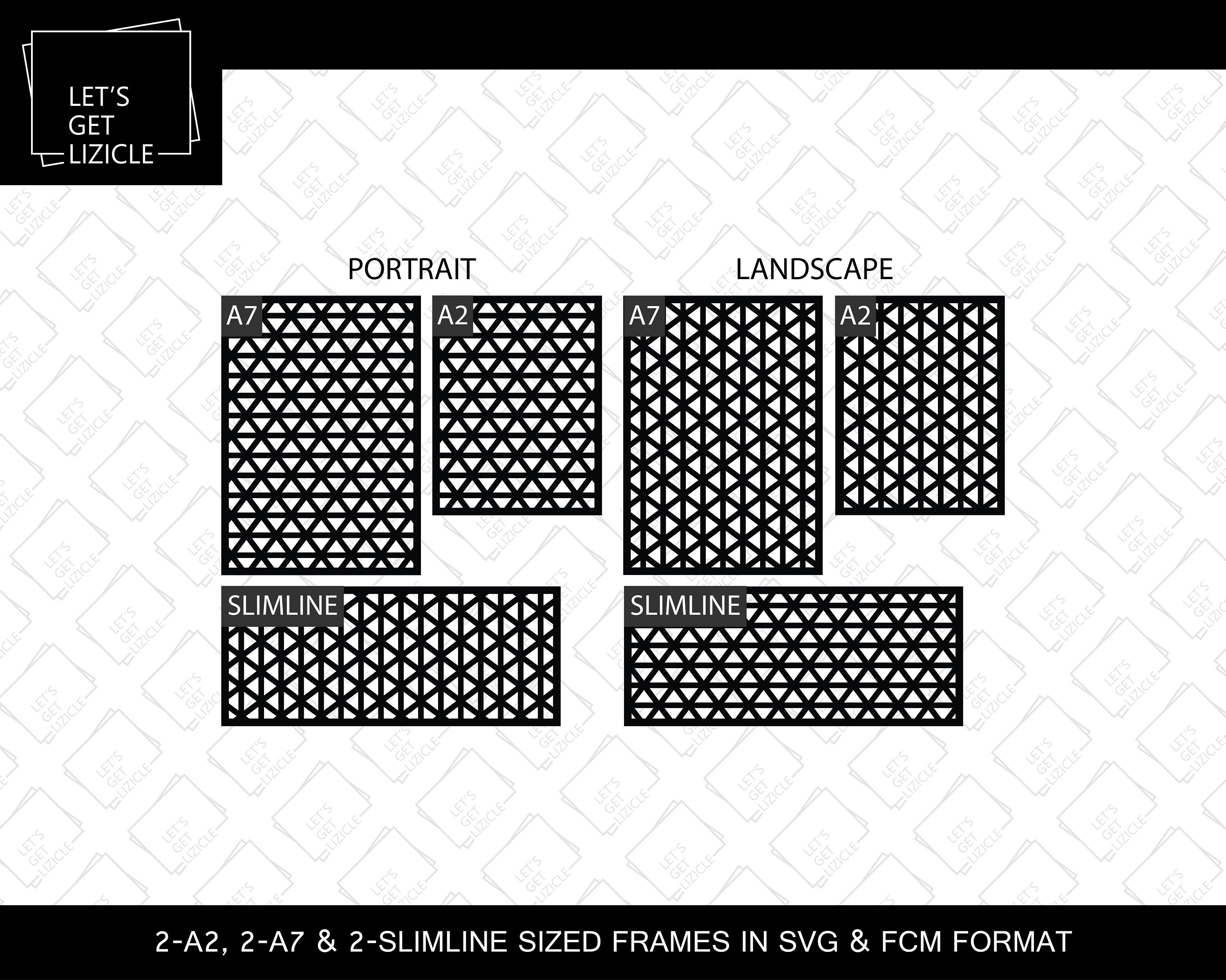 SVG/FCM Cut Files Triangle Cutouts - Etsy