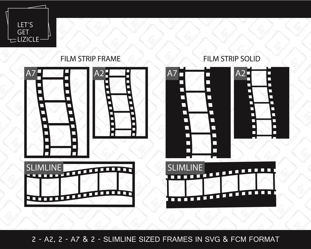 SVG/FCM Cut Files - Film Strip Frames - Etsy