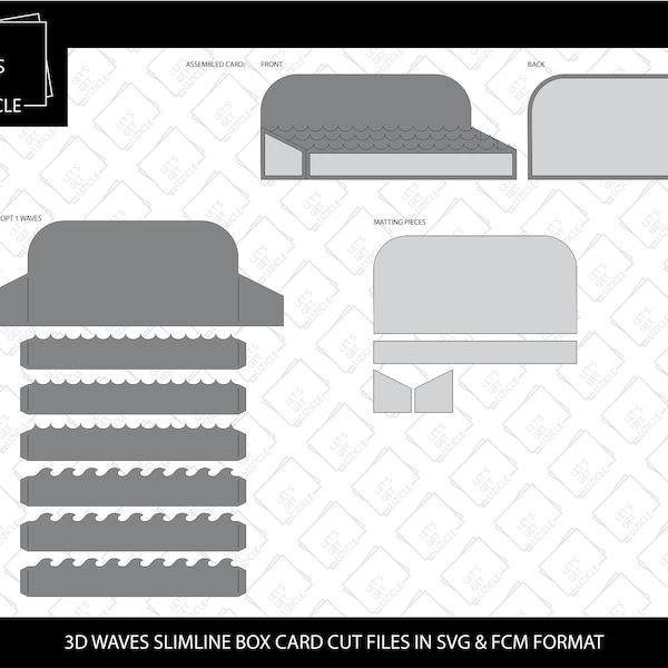 Box Card Svg - Etsy