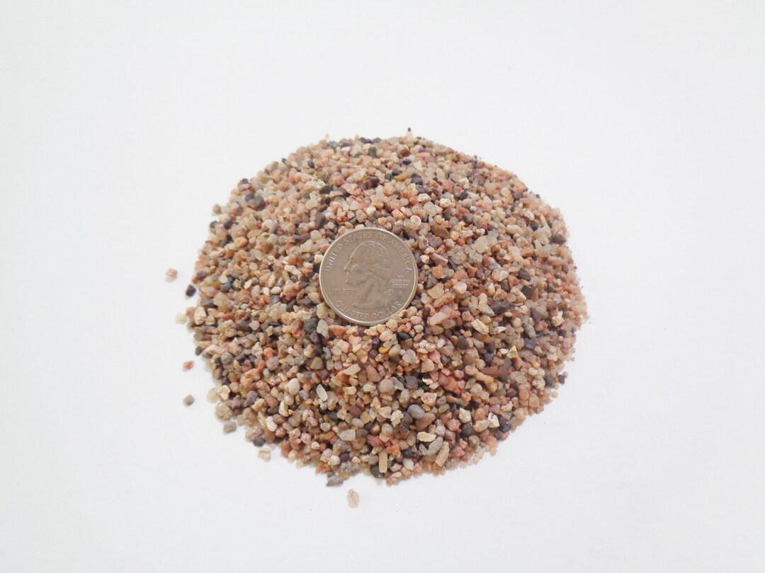 1lb Natural Fine Gravel Aquarium Coarse Sand Substrate Natural Tan Sand ...