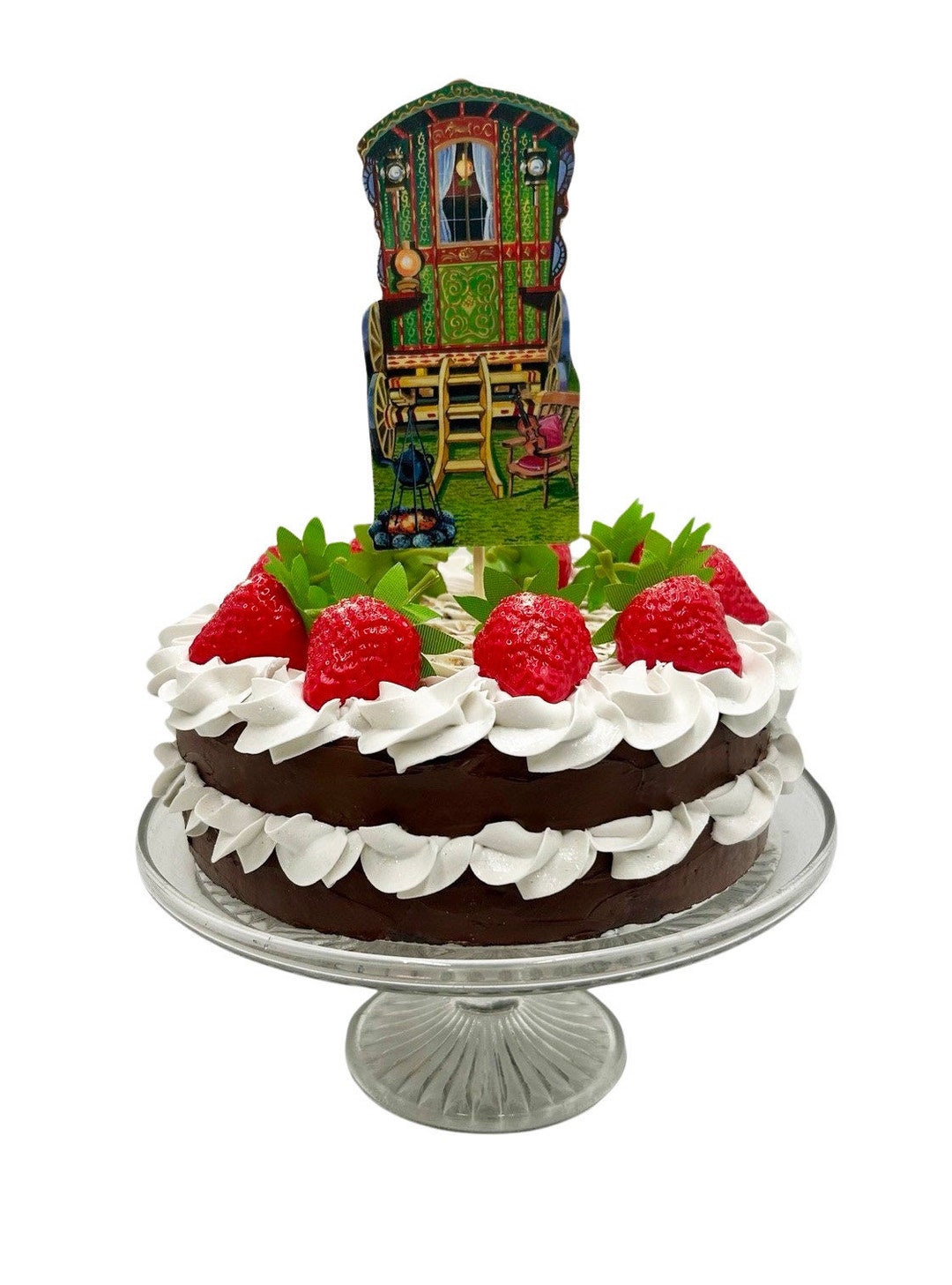 Gypsy Caravan Cake Topper Gypsy Caravan Cake Decoration Gypsy ...