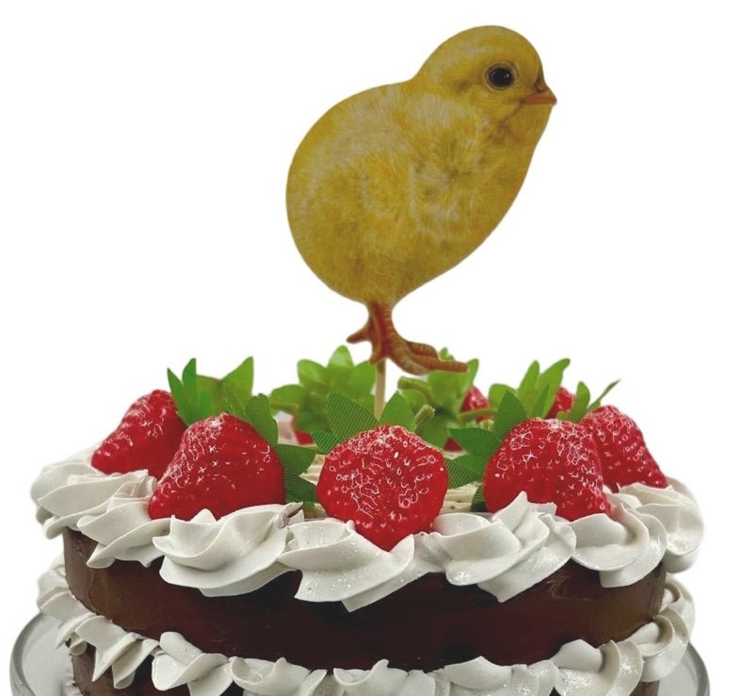 Chick Cake Topper Chick Cake Decoration Chick Cake Toppers Chicken ...