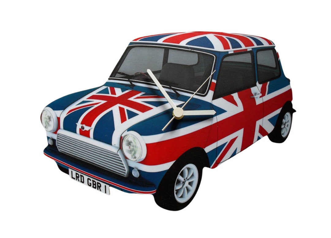 Union Jack Mini Clock - Union Jack Mini Clocks - Union Jack Gift ...