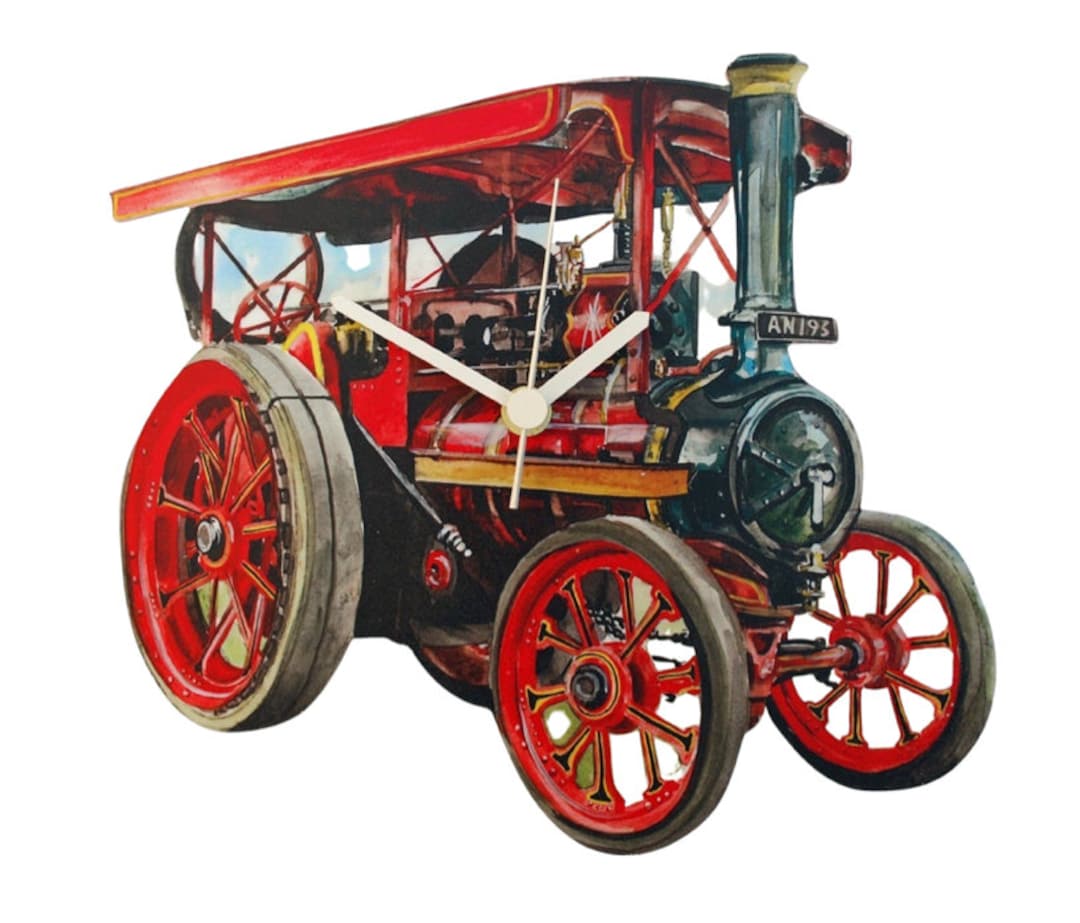 Traction Engine Clock Traction Engines Steam Traction Engine Clock ...