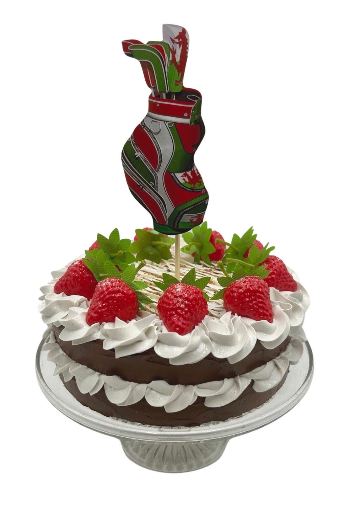 Welsh Golf Cake Topper - Welsh Golf Cake Decoration - Welsh Gift Gift ...