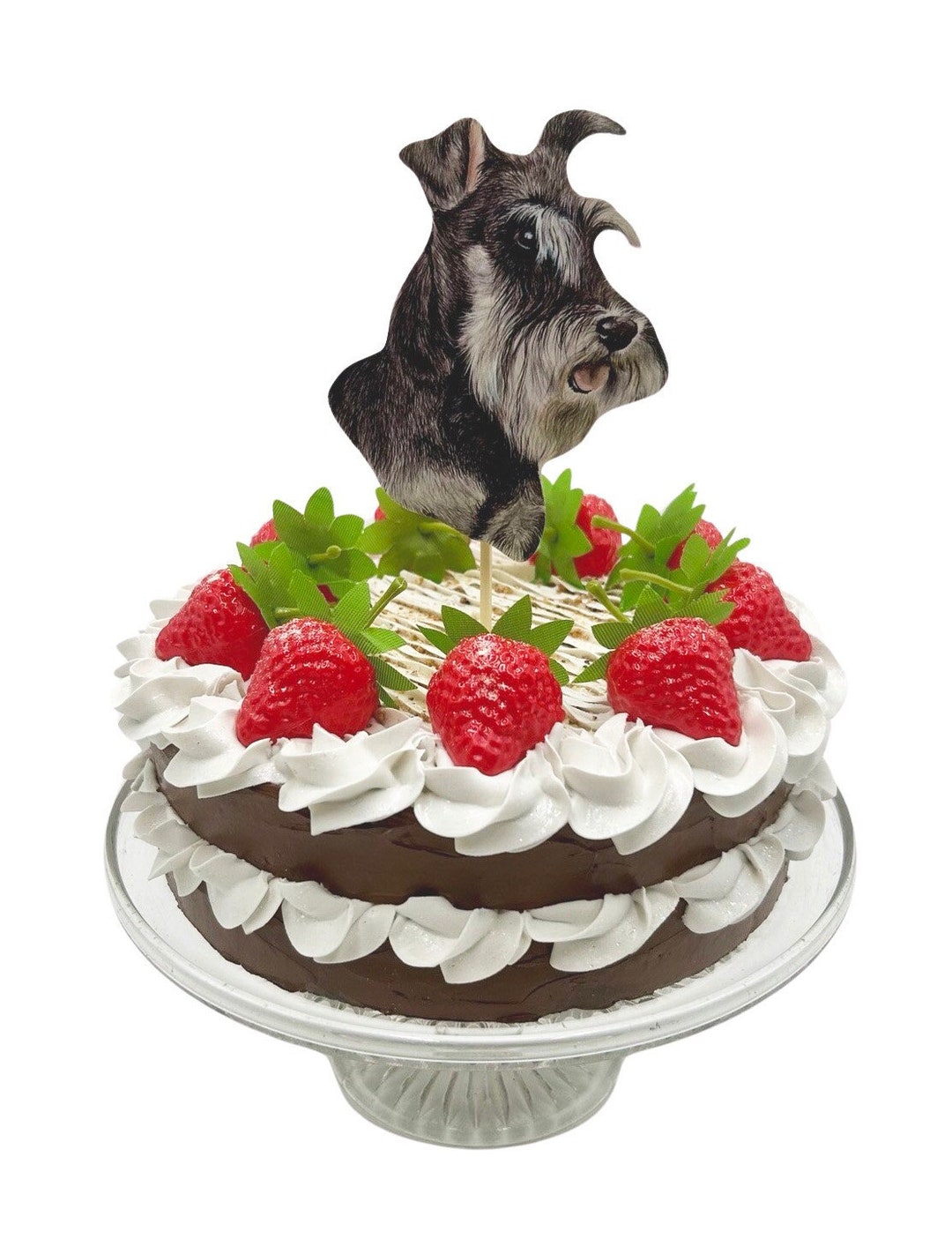 Schnauzer Cake Topper Schnauzer Cake Decoration Schnauzer Cake Toppers ...