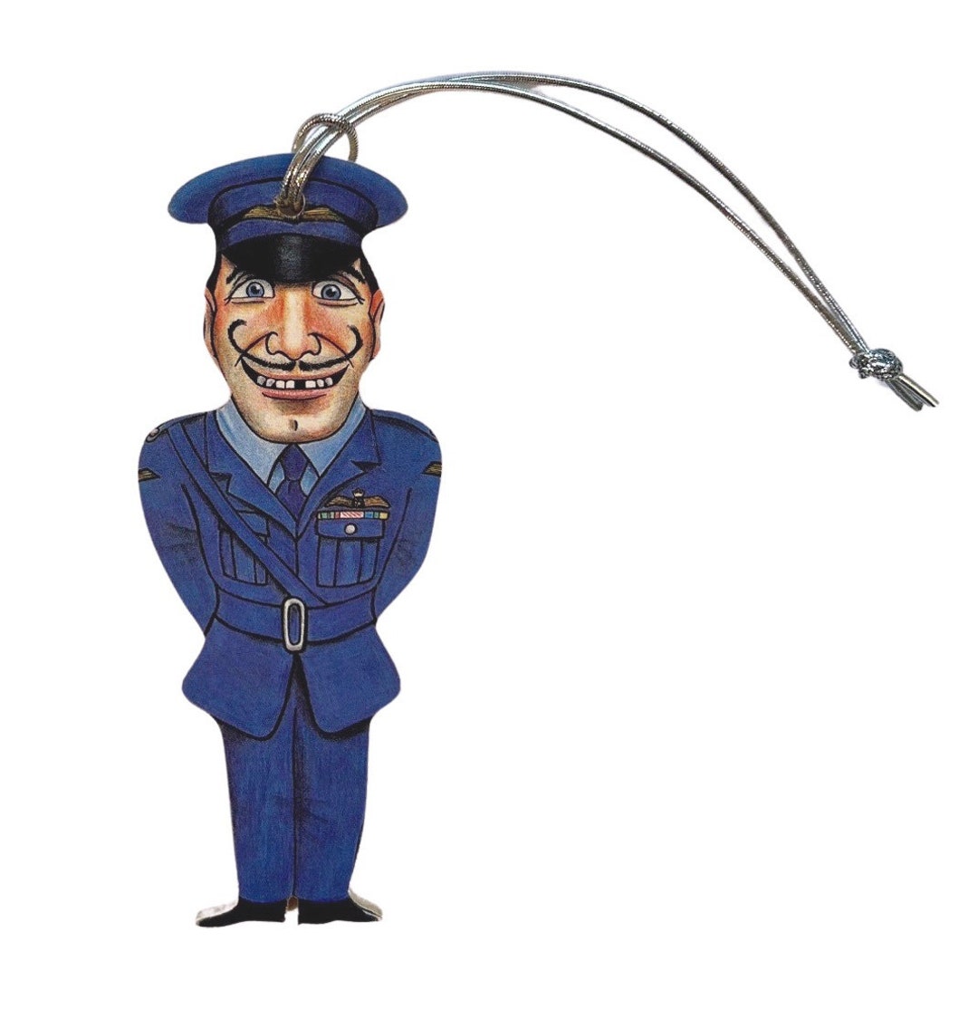 Hanging RAF Officer Decoration RAF Officer Christmas Tree Decoration ...