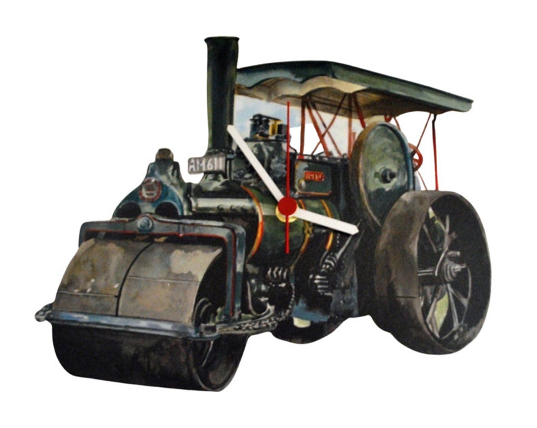 Steam Roller Clock Steam Roller Clocks Steamroller Clock Steamroller ...
