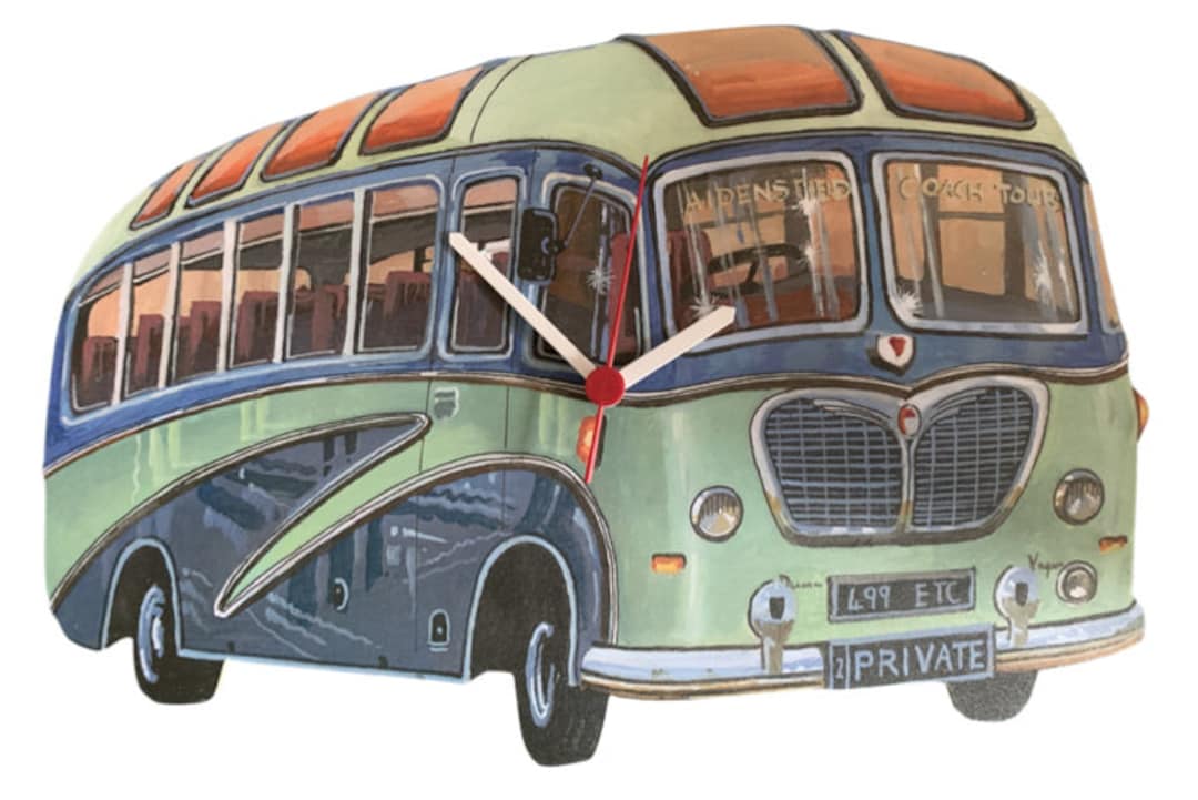 Goathland Clock - Goathland Bus Tour Vintage Bus - Aidensfield Bus Tour ...
