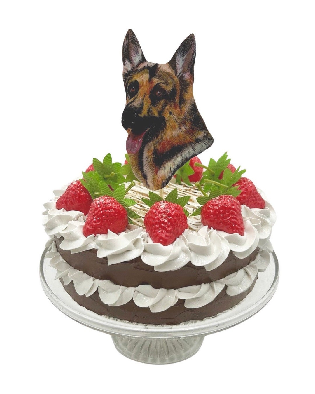 German Shepherd Cake Topper - German Shepherd Cake Decoration ...