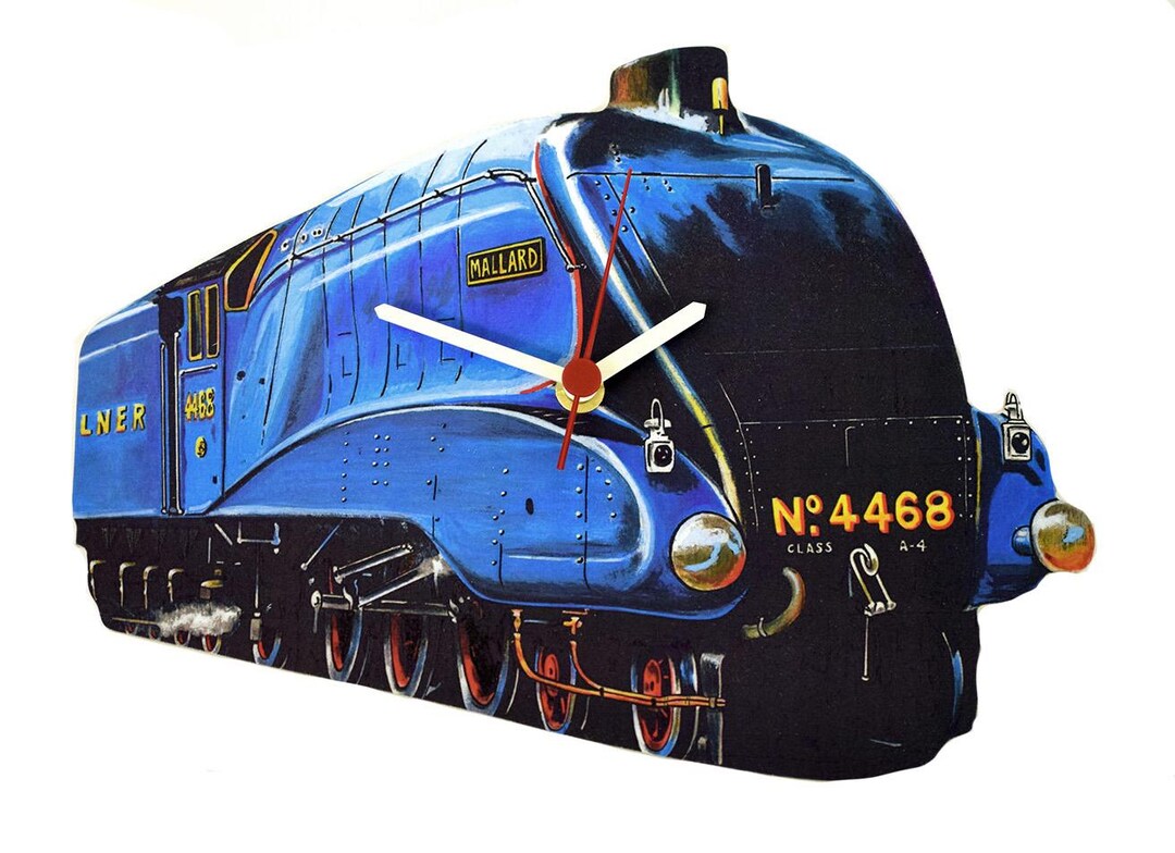 The Mallard Clock - the Mallard Steam Train Gift - the Mallard Steam ...