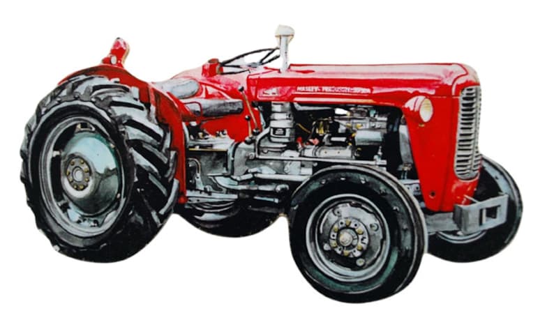 Red Tractor Cake Topper - Tractor Cake Decoration WT18CT - Etsy