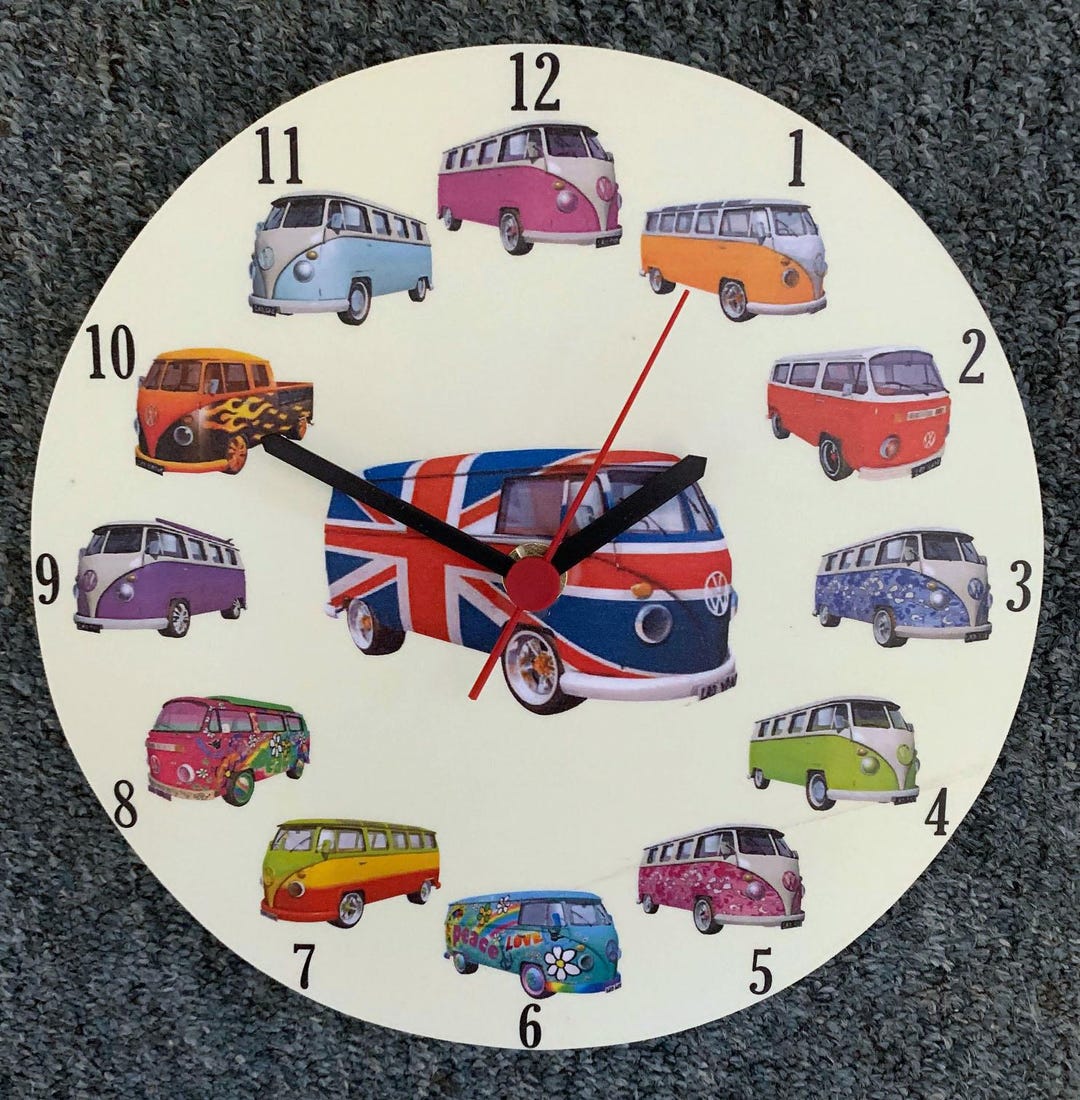 Campervan Clock - Campervan Clocks - Campervans - Campervan Gift ...