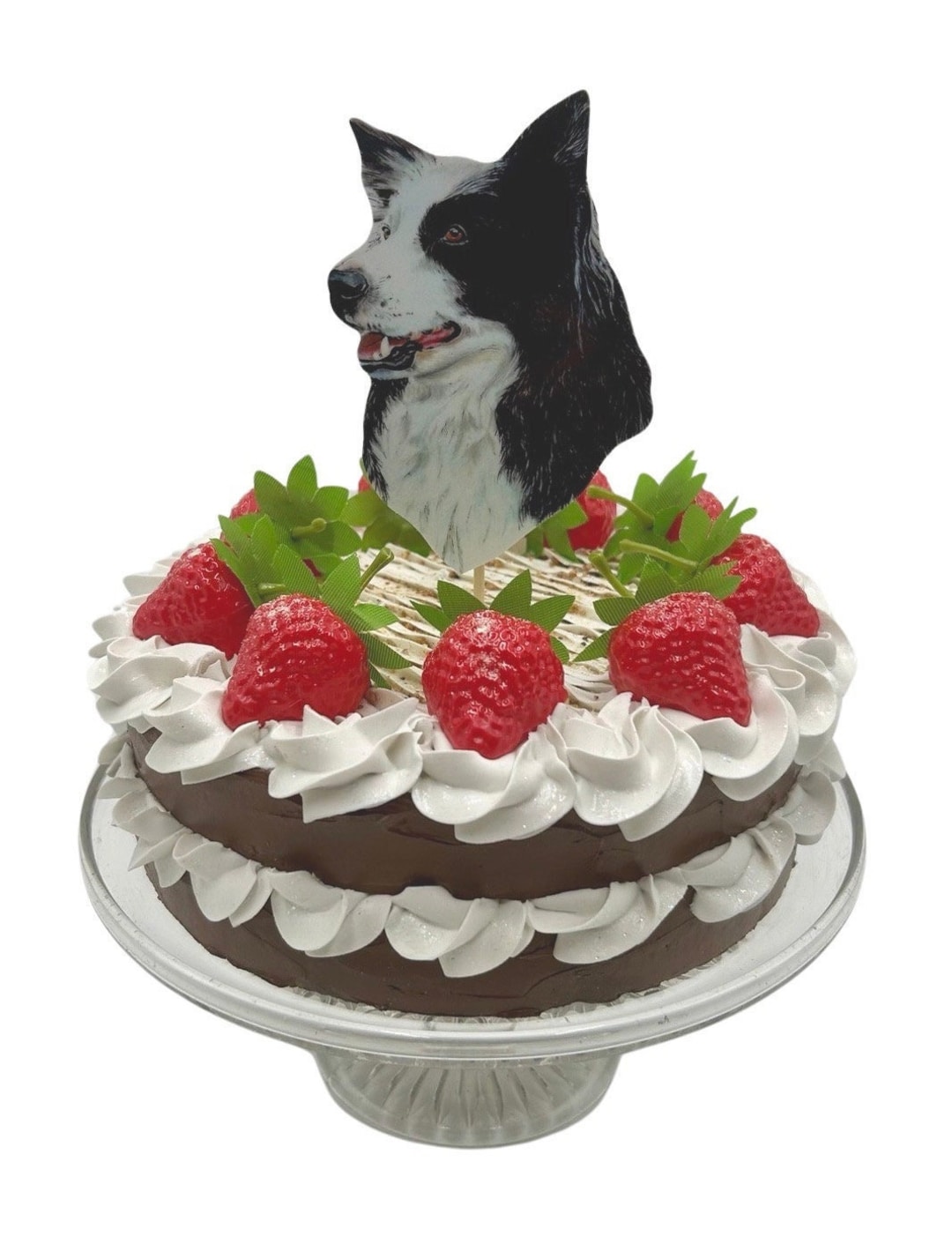 Border Collie Cake Topper - Border Collie Cake Decoration - Border ...