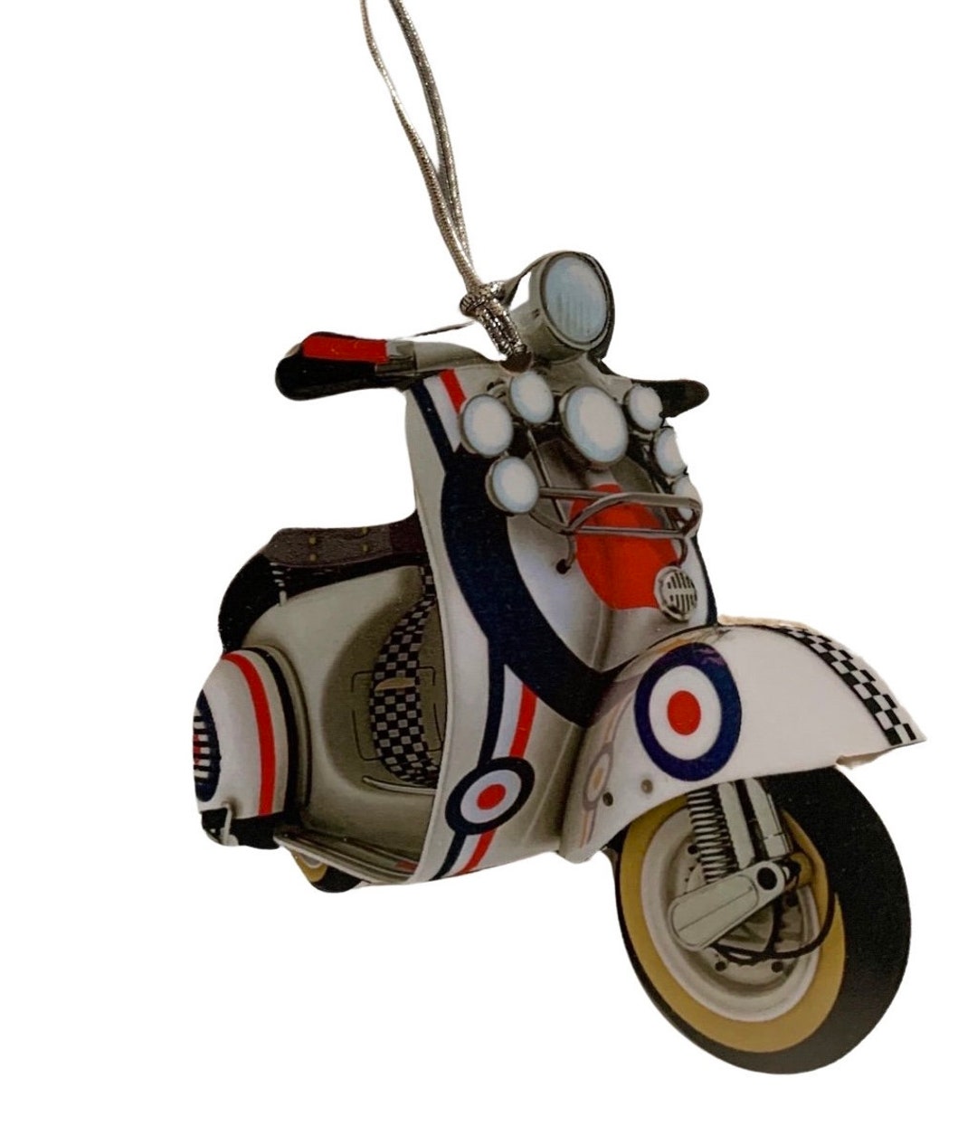 Hanging Mod Scooter Christmas Tree Decoration - Hanging Scooter Tree ...