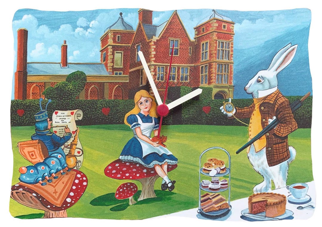 Alice in Wonderland Clock - Alice in Wonderland Gift - Alice in ...