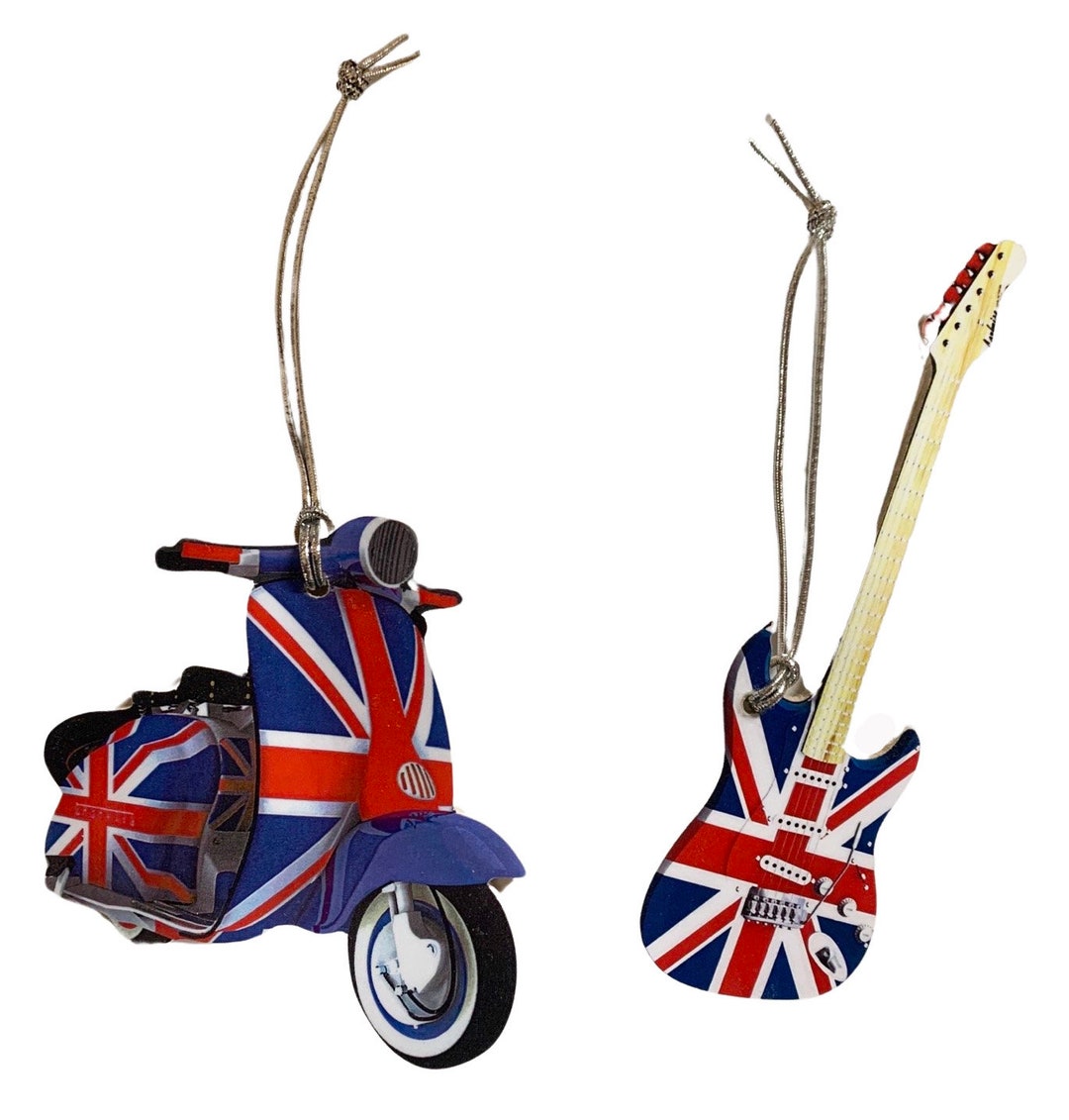 2 X Union Jack Christmas Tree Decorations - Union Jack Tree Decorations ...